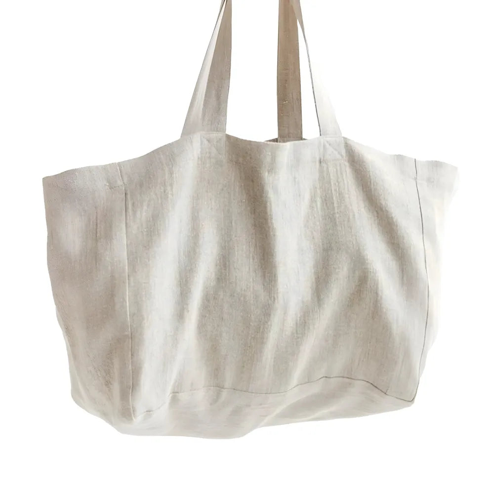 Grand tote bag lin | Livraison OFFERTE